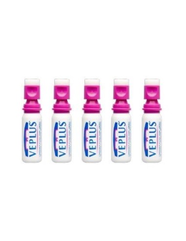 Veplus limpiador de gafas y pantallas 5x15 ml - 18,40 € | Vision24horas